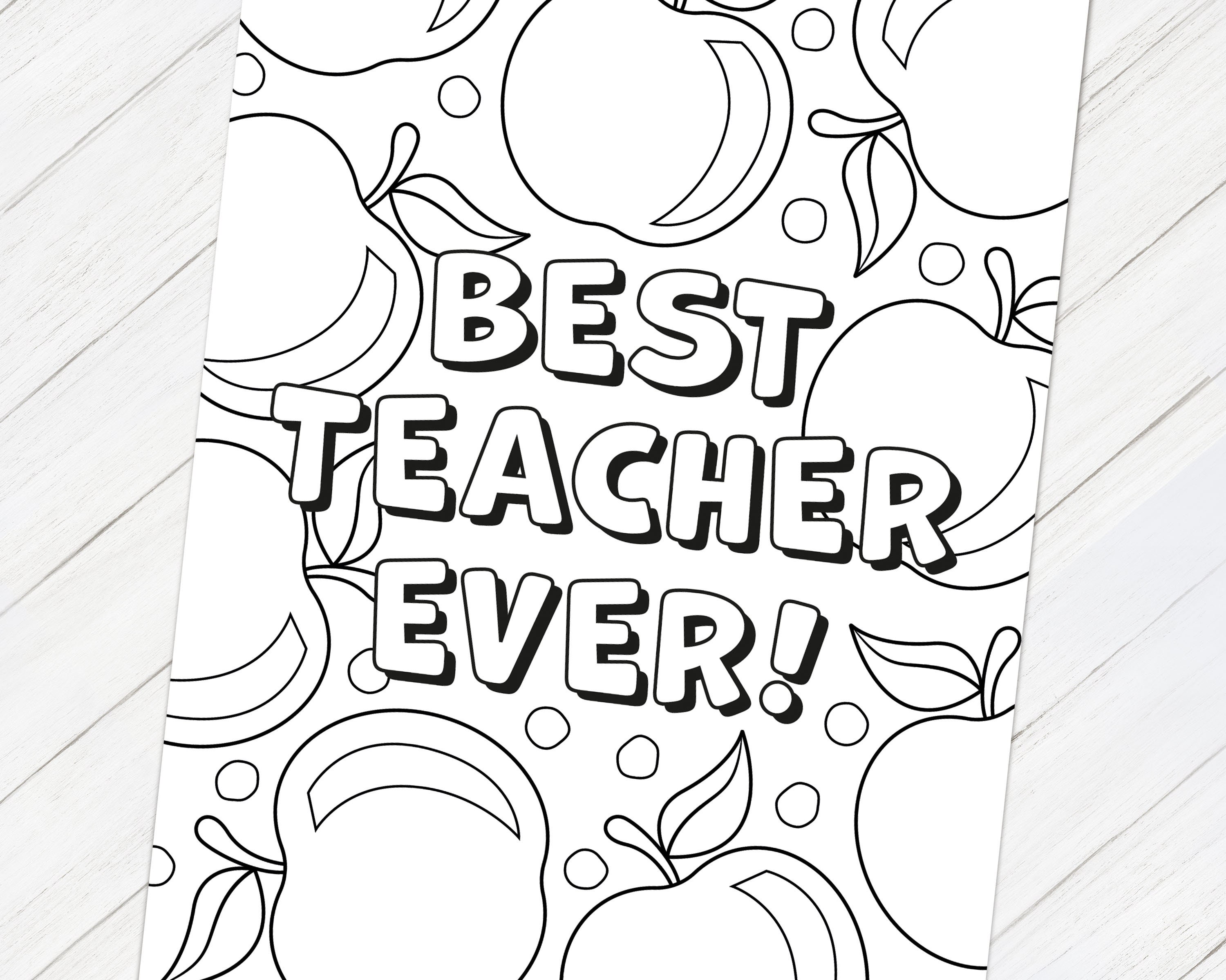 Best Teacher Card Teacher Appreciation Coloring Card Teacher Etsy best-teacher-card-teacher-appreciation-coloring-card-teacher-etsy
