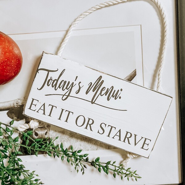 Eat It or Starve - Etsy