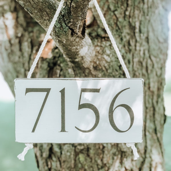 Hanging Address Sign - Etsy