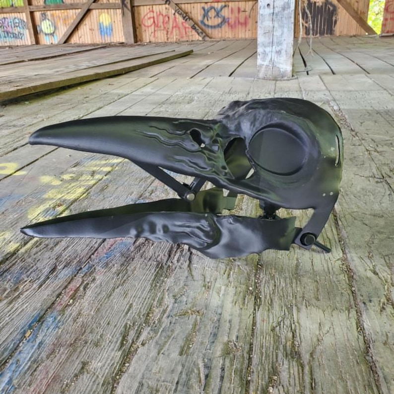Furry Base Raven Full Head Mask | Customizable | Paintable | Cosplay ...