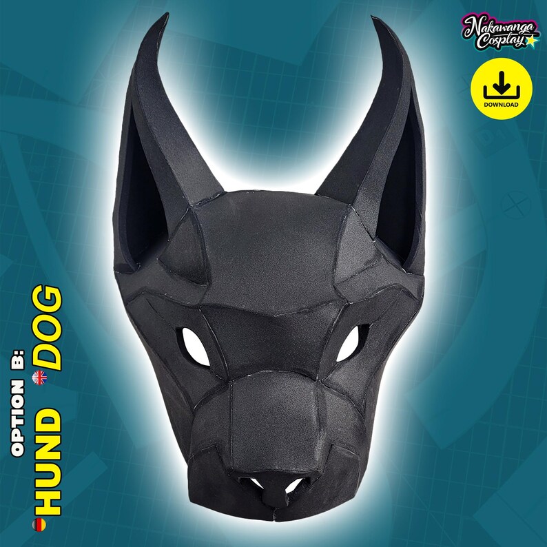 Lynx Mask / Dog Mask - Digital Pattern for EVA Foam - Etsy