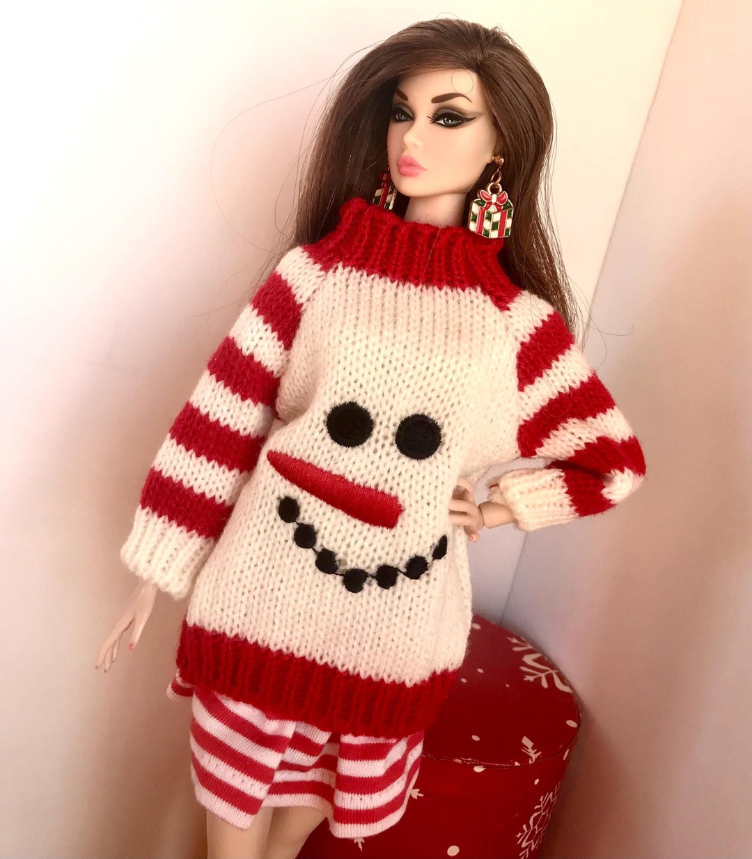 Poppy Parker Doll Fun Winter Sweater, Integrity Toys Doll Winter Attire ...