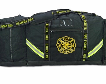 Personalized Firefighter Step-in Turnout Fire Gear Bag | Etsy