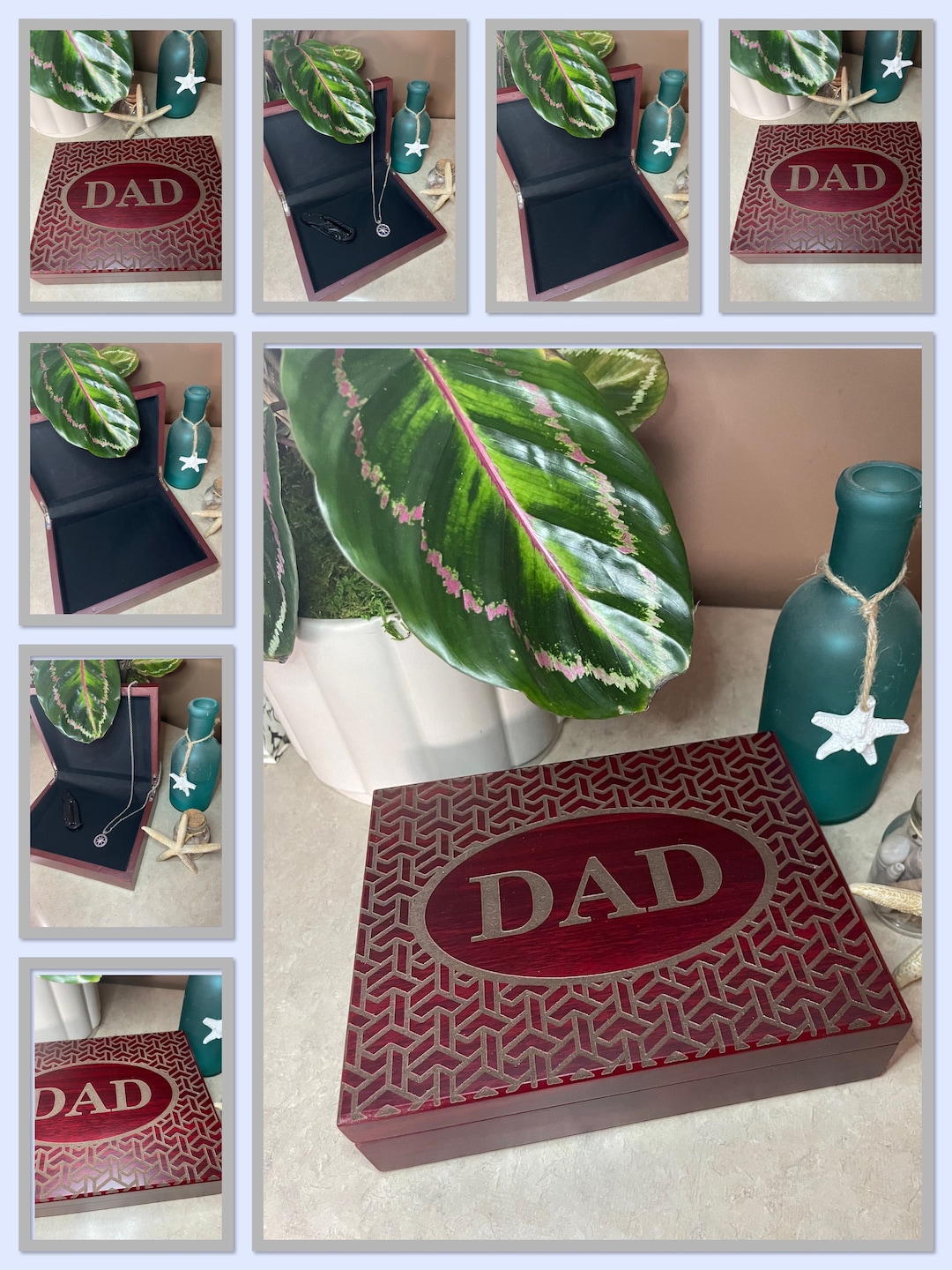 The Best Dad, Happy Fathers Day, Memory Box, Gift for Dad, Personalized ...