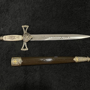 Personalized Medieval Dagger | Laser Engraved Stainless Steel With ...