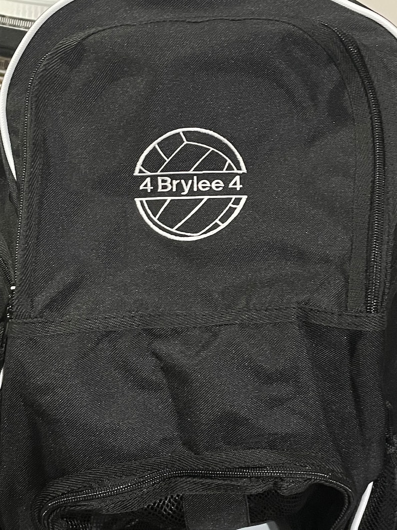 PERSONALIZED Volleyball Soccer Basketball BACKPACK *add Player Name And ...