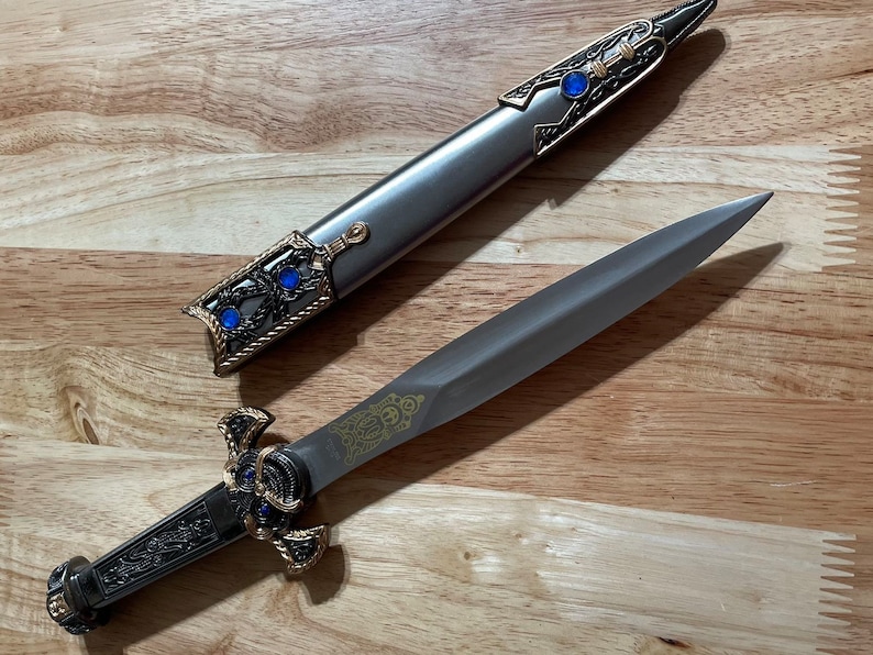 Personalized Jeweled Medieval Dagger Laser Engraved Jeweled - Etsy