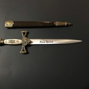 Personalized Medieval Dagger Laser Engraved Medieval Dagger - Etsy