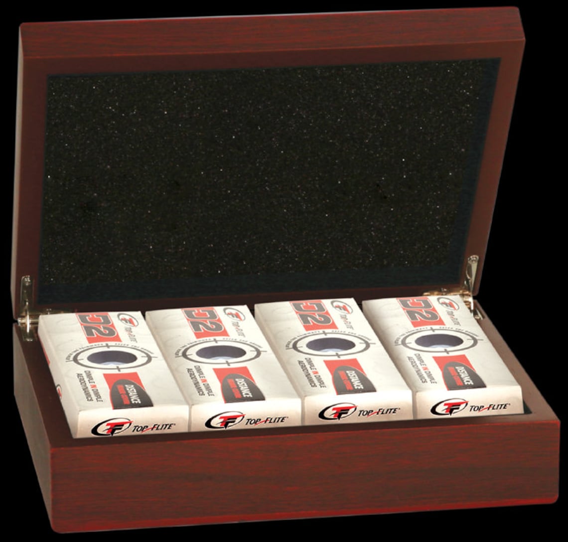 Personalized Rosewood Golf Ball Box Golfer Gift Golf Ball | Etsy