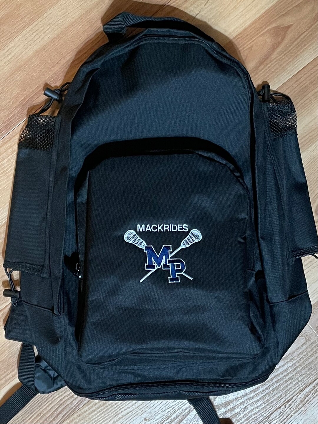 Personalized Lacrosse Backpack, Dual Stick Holder, Lacrosse Gear Bag ...