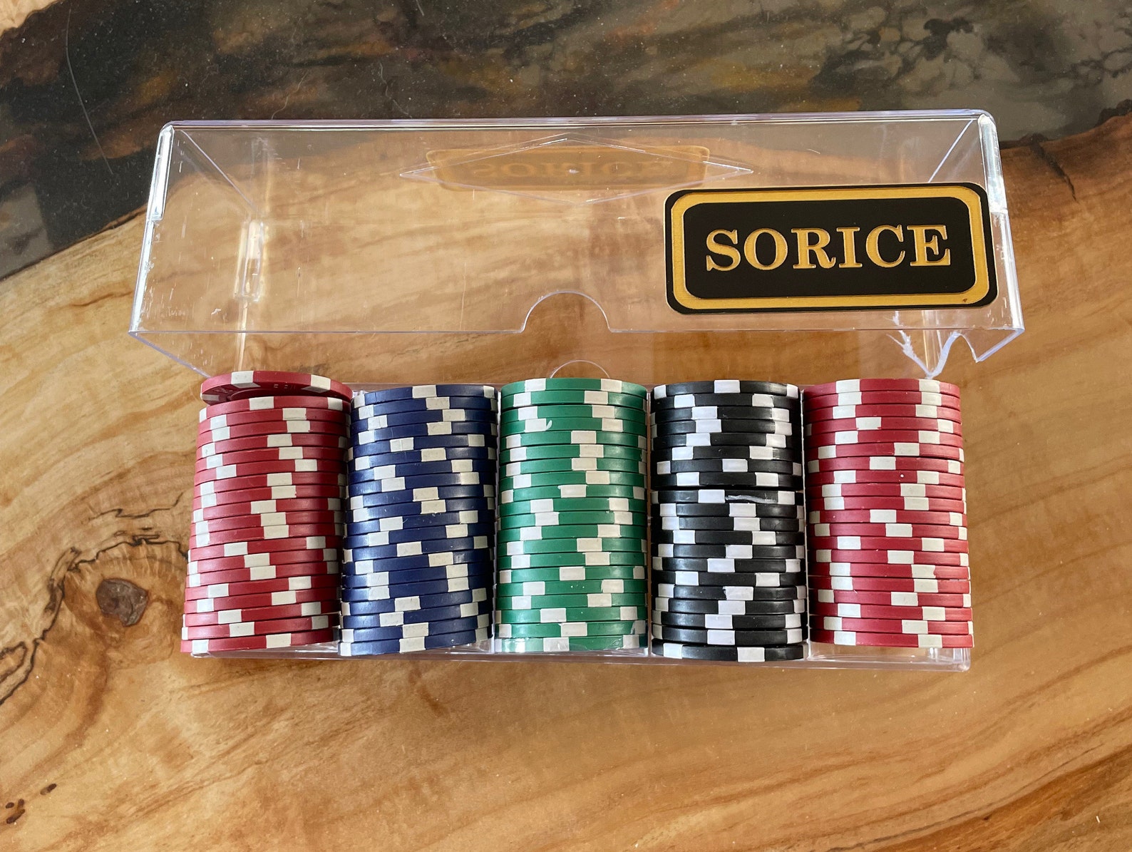 Personalized Poker Chip Set 100 Composite Poker Chips Set - Etsy