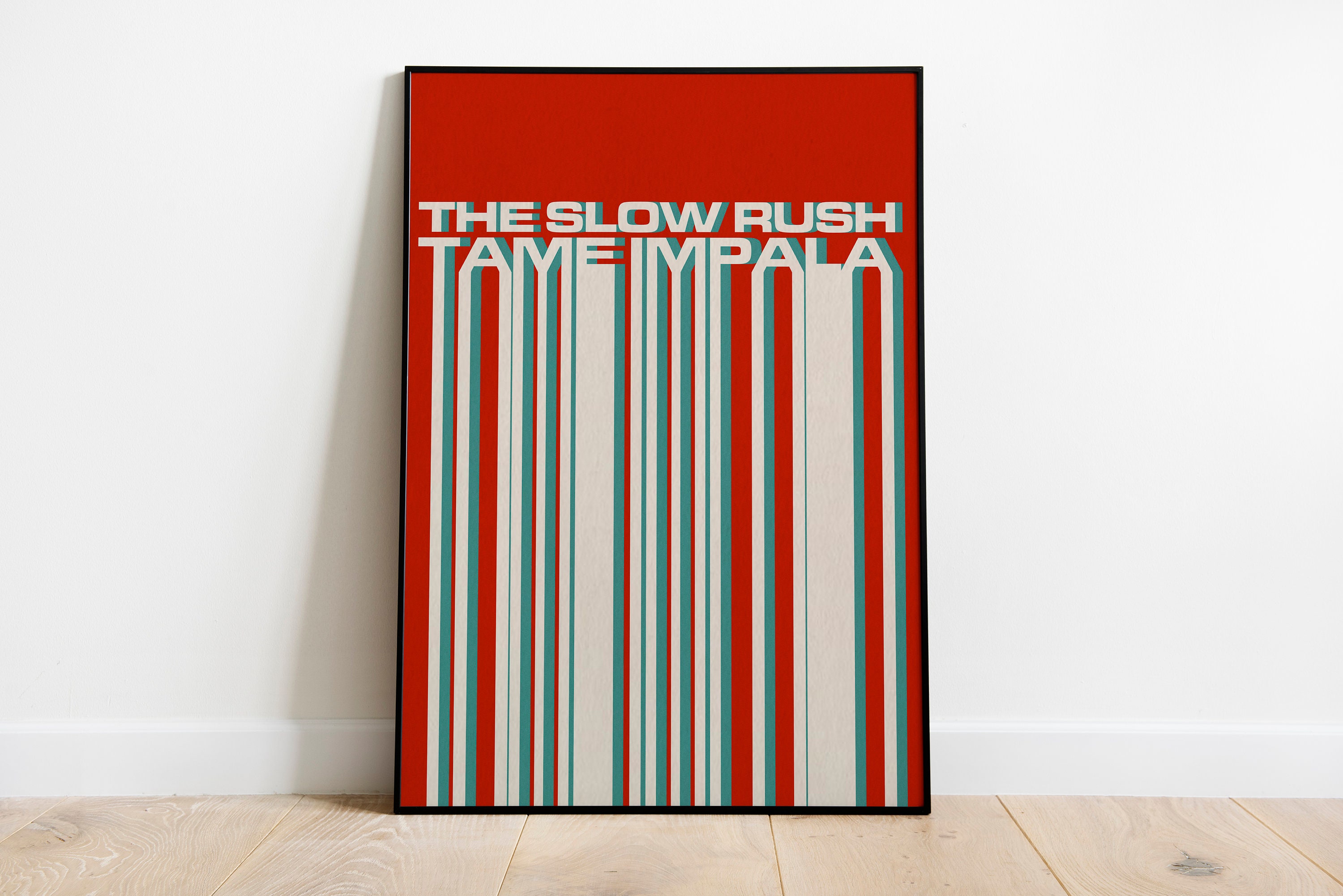 Tame Impala Poster Wall Art Printable Psychedelic Music The Slow Rush ...