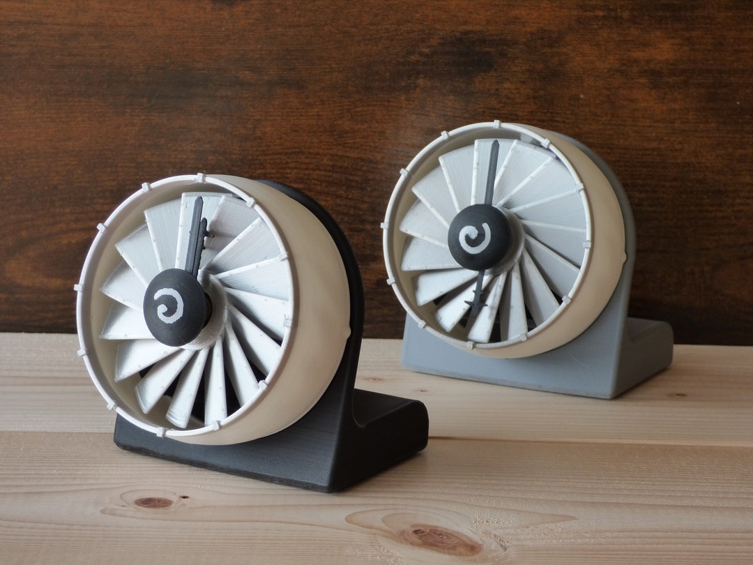 Aviation Jet Engine Desk Clock - Etsy