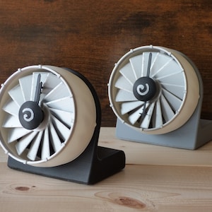 Aviation Jet Engine Desk Clock - Etsy