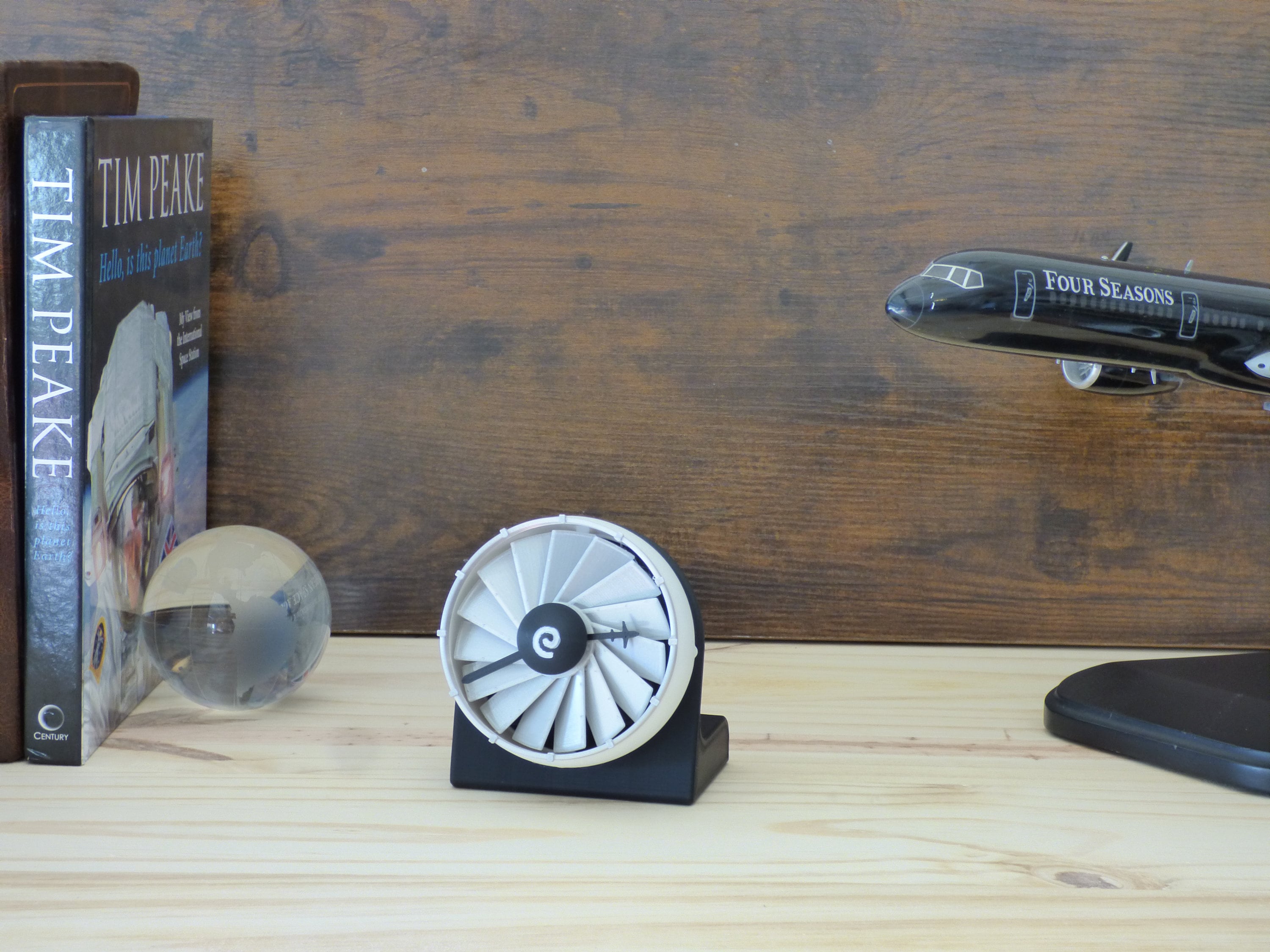 Aviation Jet Engine Desk Clock - Etsy