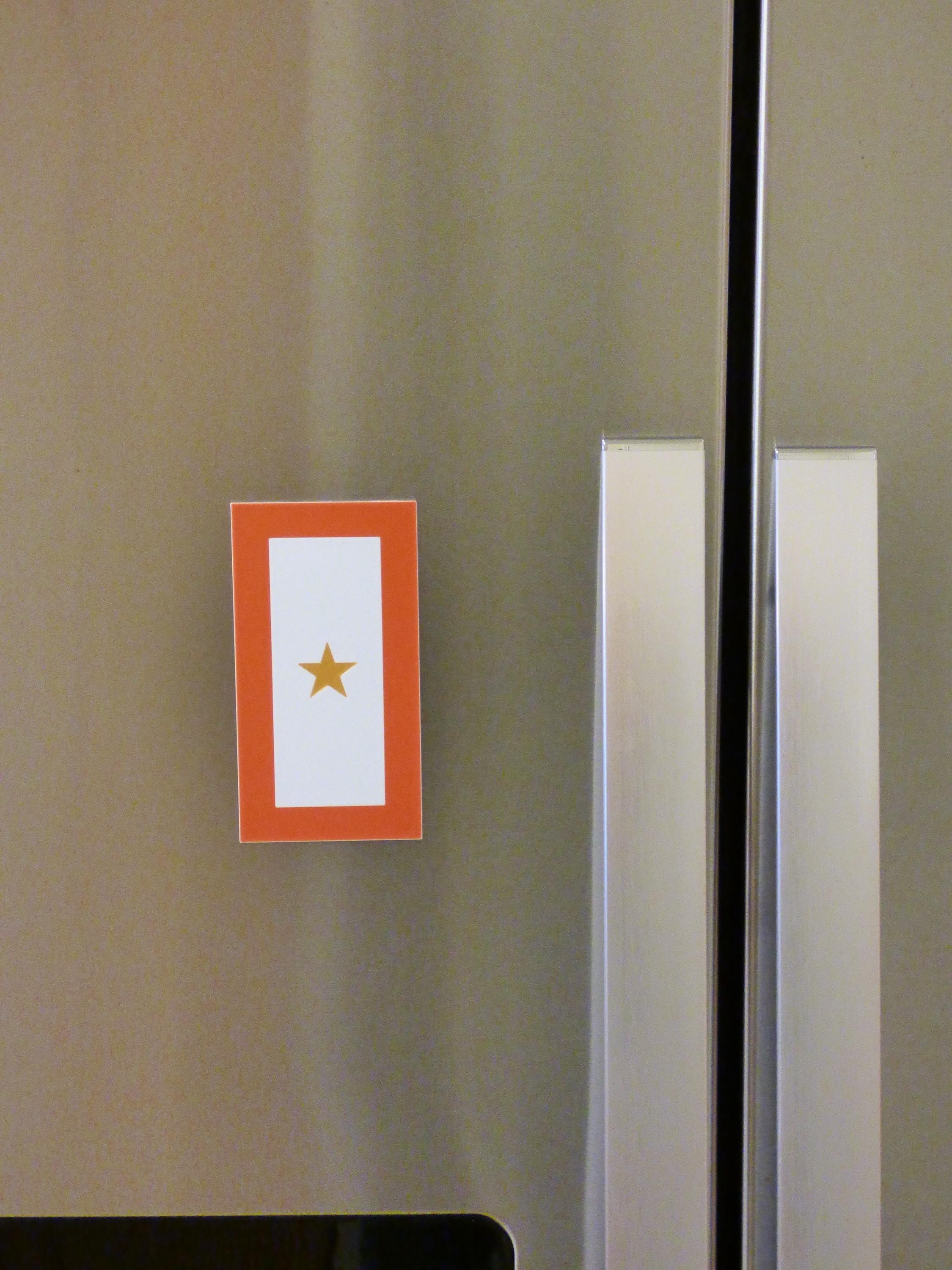 Gold Star/ Blue Star Family Flag Magnet - Etsy