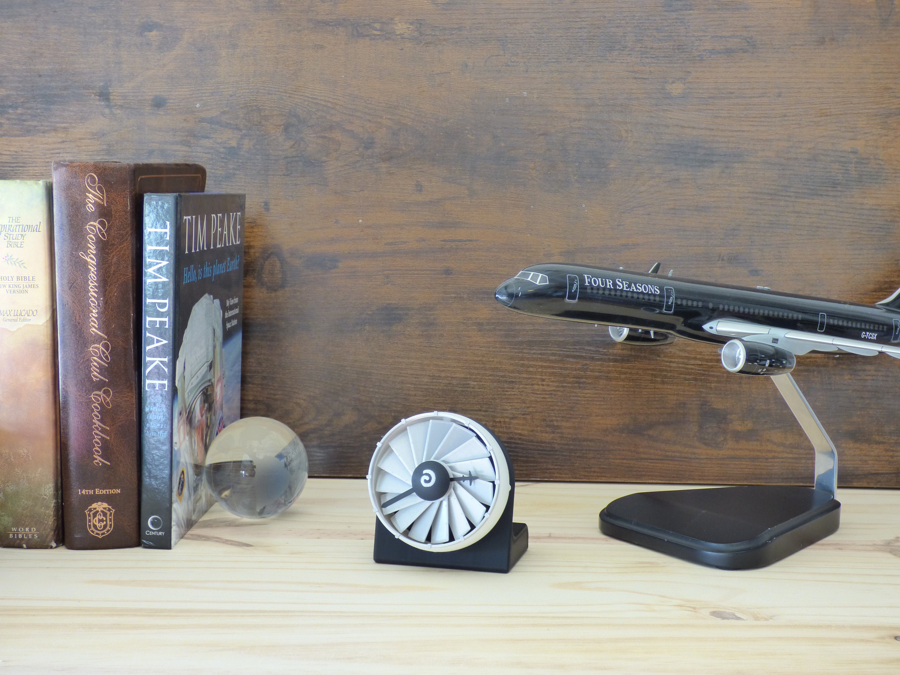 Aviation Jet Engine Desk Clock - Etsy
