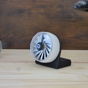 Aviation Jet Engine Desk Clock - Etsy