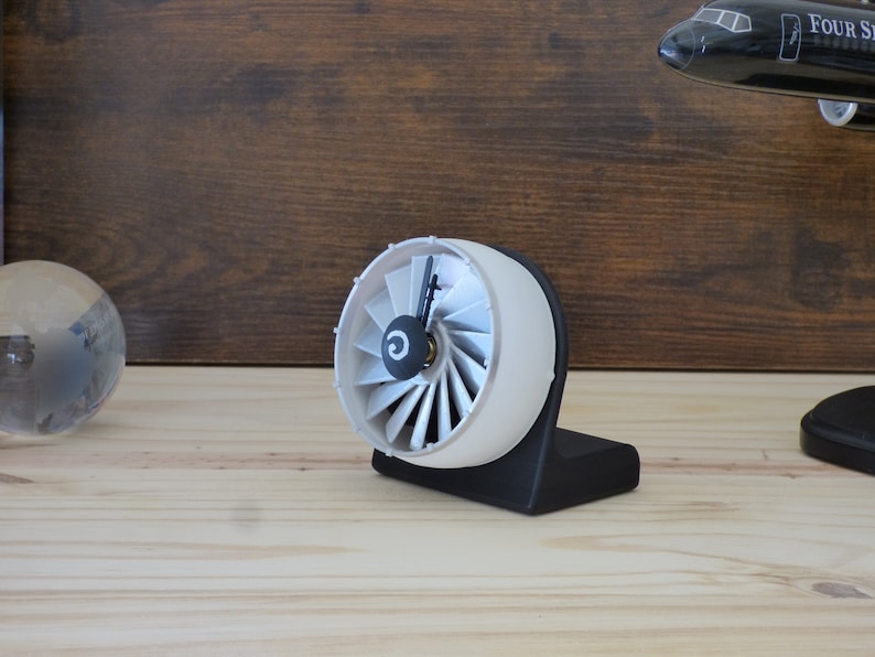 Aviation Jet Engine Desk Clock - Etsy