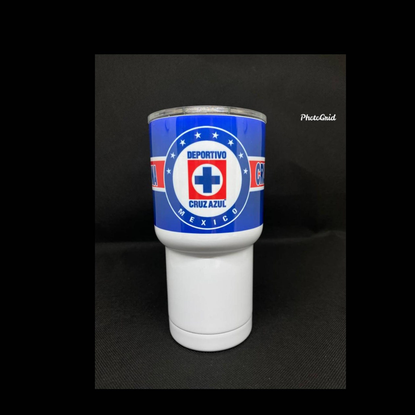 Termo Cruz Azul 20 oz stainless steel tumbler . Coffee cup | Etsy