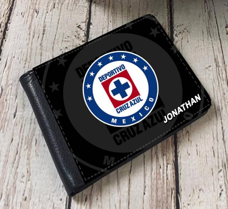 Custom Men Wallet Cruz Azul Personalized Wallet. Gift Wallet. - Etsy