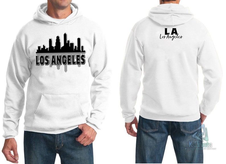 Hoodie Los Angeles Sport Polyester Hoodie. Custom Hoodie LA | Etsy