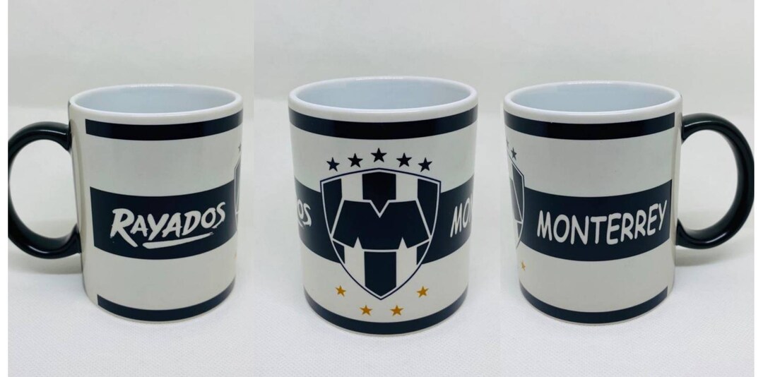 11 Oz Matte Black Color Changing Mug Rayados De Monterrey 11-15 Oz ...