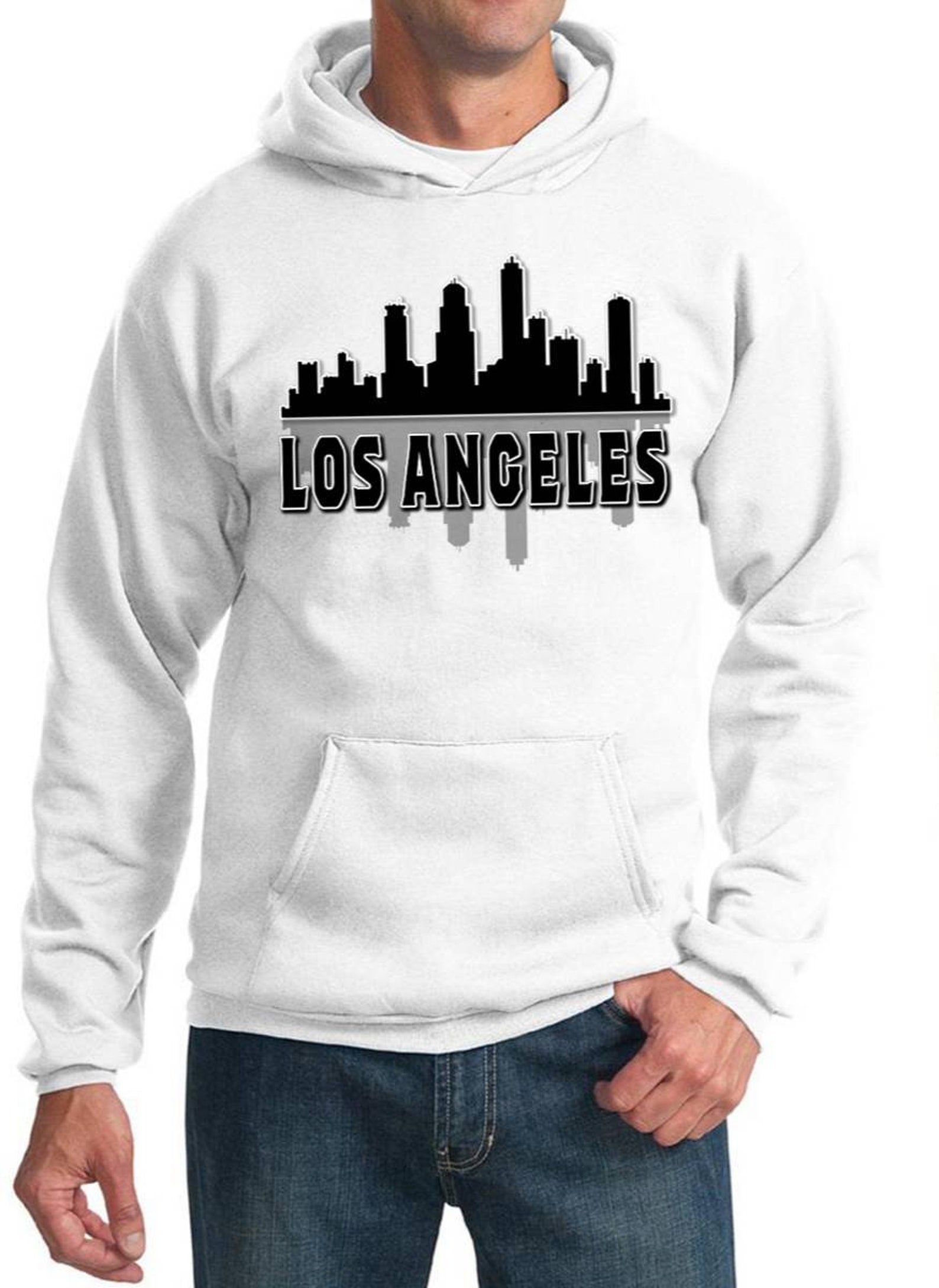 Hoodie Los Angeles Sport Polyester Hoodie. Custom Hoodie LA | Etsy