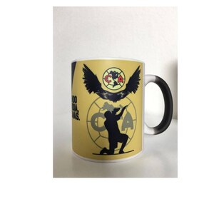 11 Oz Matte Black Color Changing Mug Club America. 11-15 Oz White ...