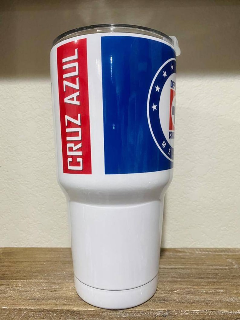 Termo Cruz Azul 30 Oz Stainless Steel Tumbler Silver and - Etsy