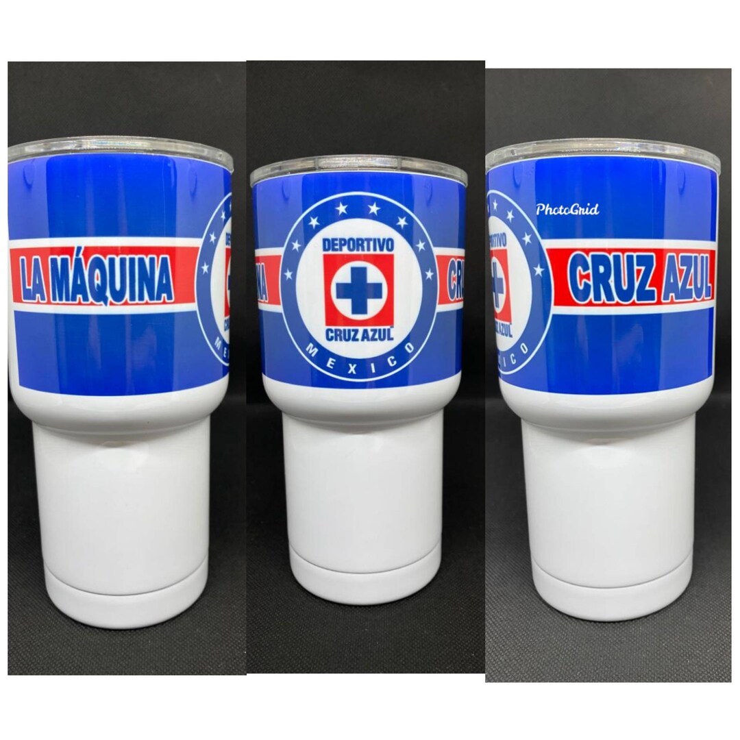Termo Cruz Azul 20 Oz Stainless Steel Tumbler . Coffee Cup Maquina ...