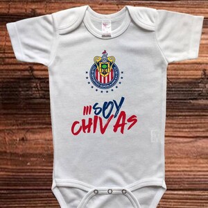 Chivas De Guadalajara Baby One Piece Bodysuit. Panalero Bebe Soccer ...