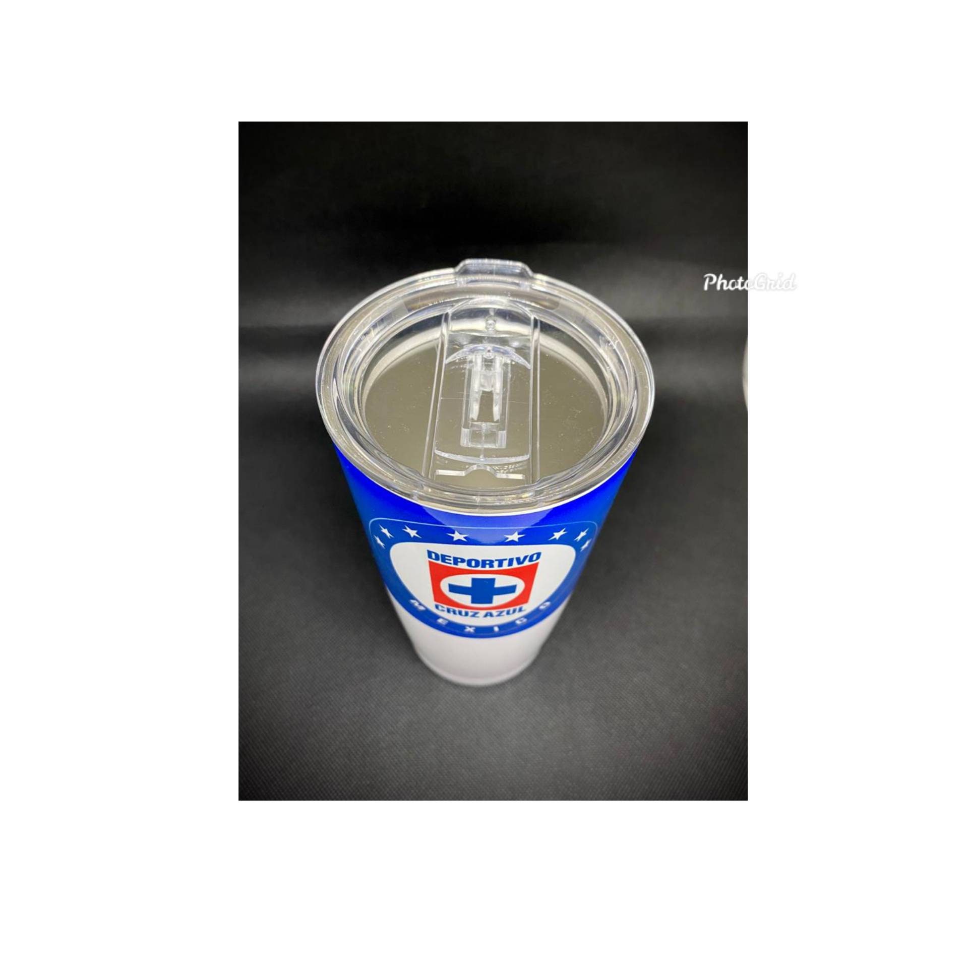 Termo Cruz Azul 20 Oz Stainless Steel Tumbler White. Coffee Mug Maquina ...