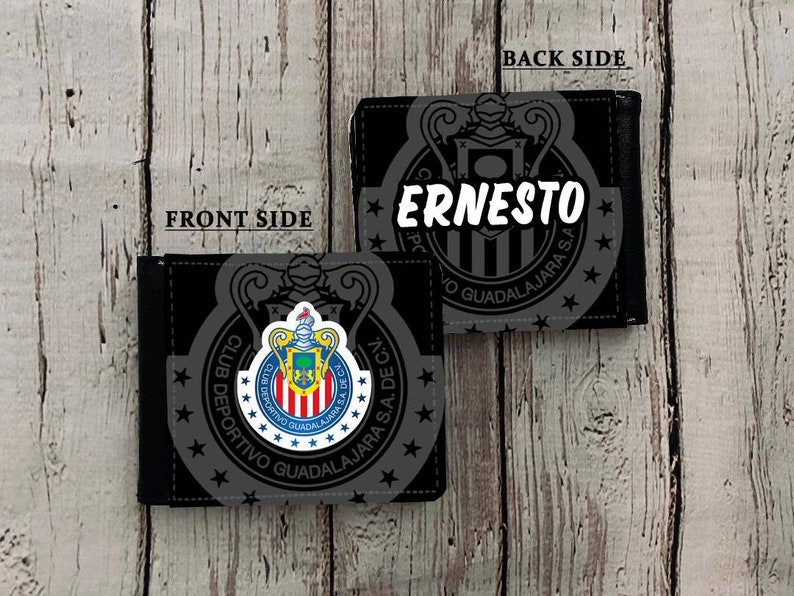 Custom Men Wallet Chivas De Guadalajara. Personalized Wallet. - Etsy