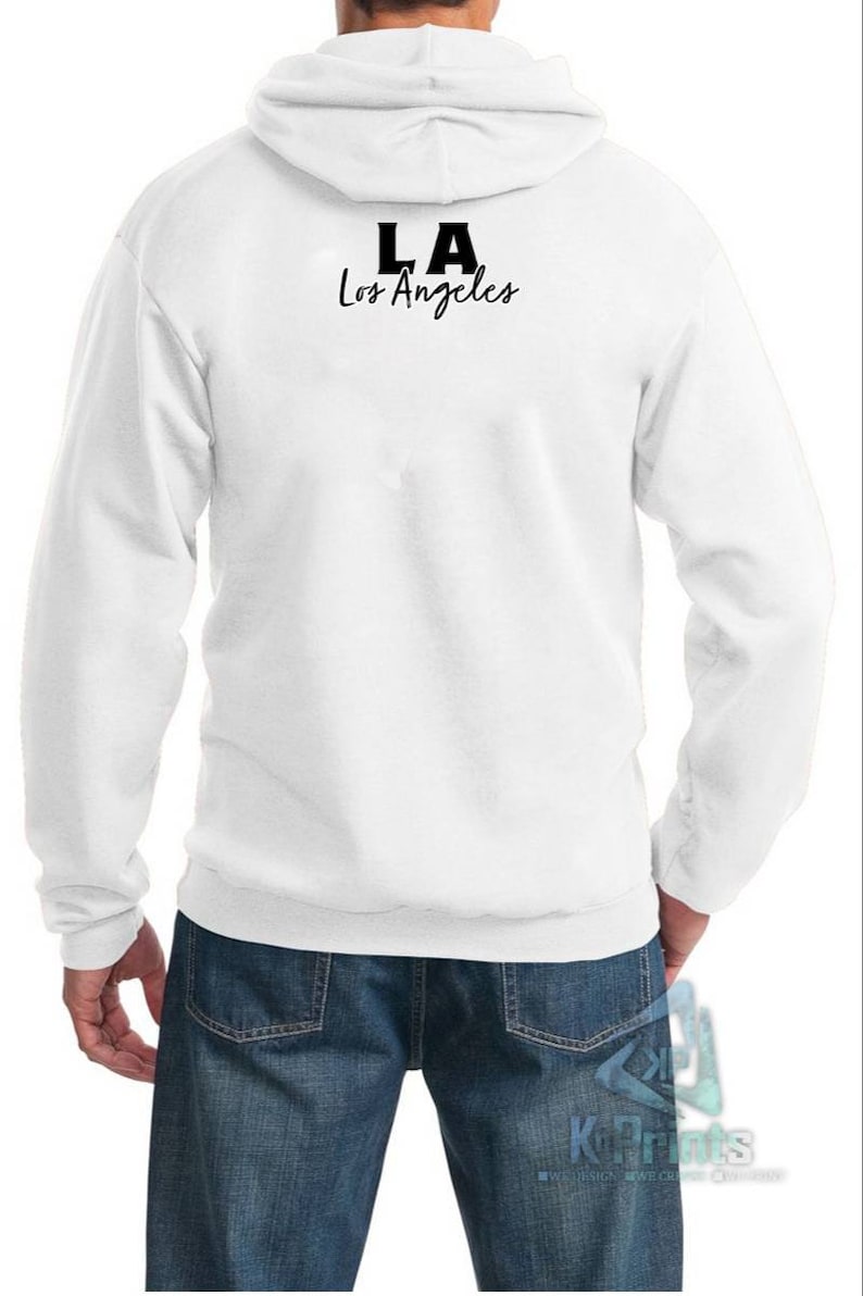 Hoodie Los Angeles Sport Polyester Hoodie. Custom Hoodie LA | Etsy