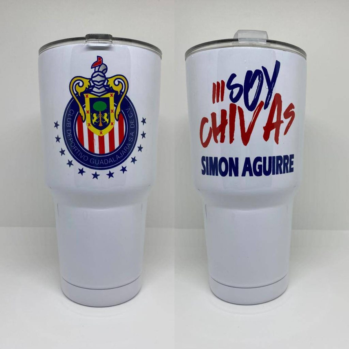 Termo Chivas De Guadalajara 30 Oz Stainless Steel Tumbler | Etsy
