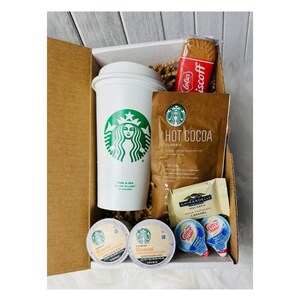 Coffee Gift Gift Basket Starbucks Gift Box Christmas - Etsy