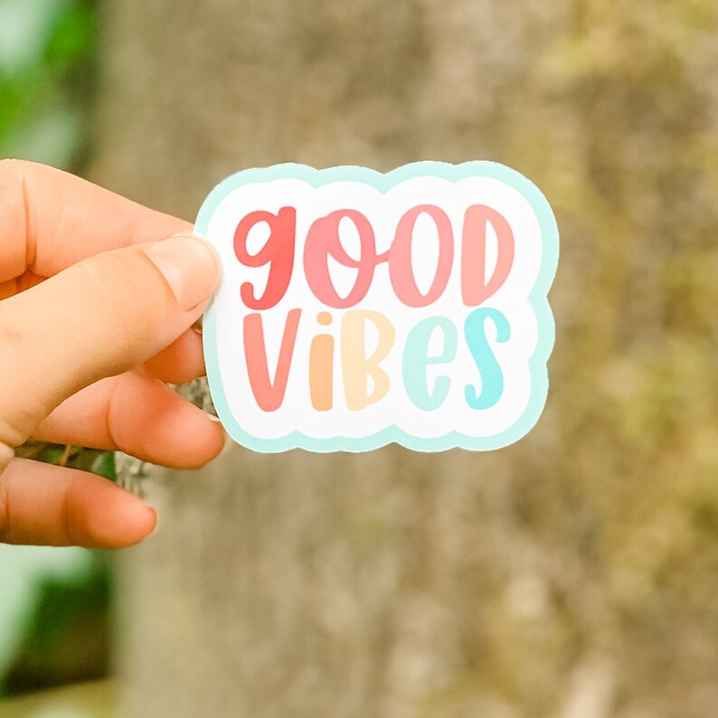 Good Vibes Sticker - Etsy