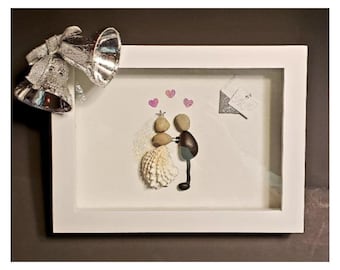 Shadow Box Pebble Art - Etsy
