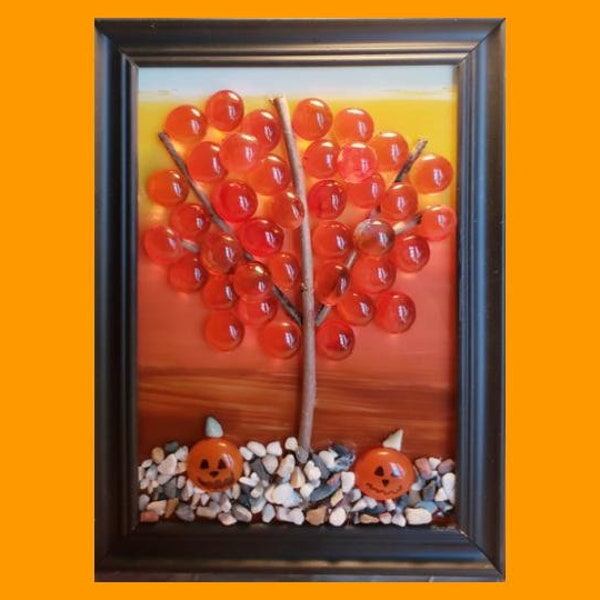 Halloween Pebble Art - Etsy