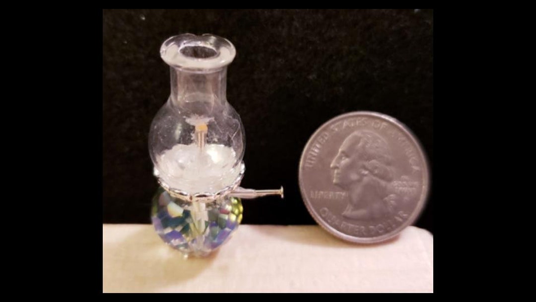 Miniature Oil Lamp 1.5" High - Etsy