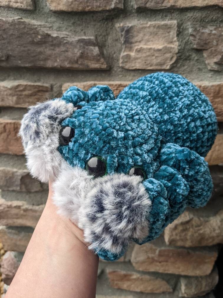 PHYSICAL ITEM Handmade Crochet Teal Spider - Etsy UK