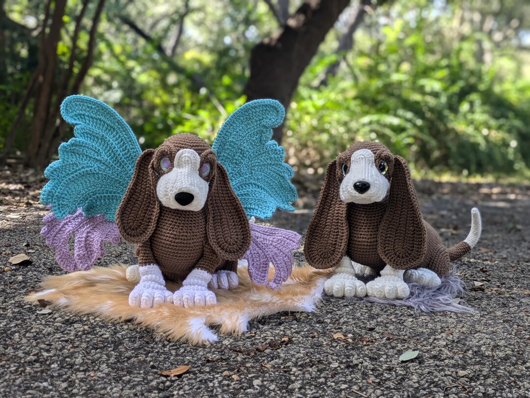 PATTERN ONLY Crochet Basset Hound PDF File Pattern Download Basset ...