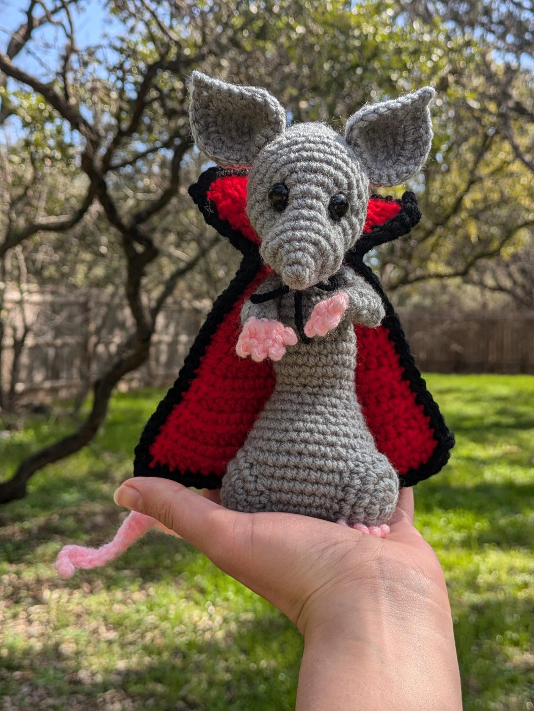 PATTERN ONLY Count Ratula Crochet Pattern Rat Vampire Rat PDF File - Etsy