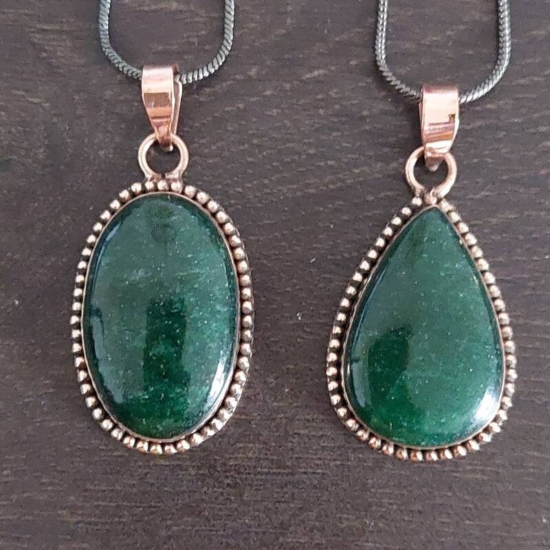 Aventurine Pendant - Etsy