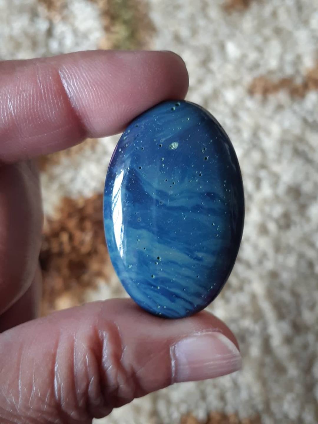 Leland Blue Stone (colloquially Known as Blue Obsidian Although Not ...