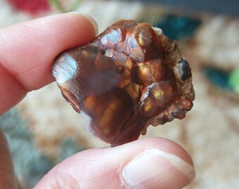 Mexican Fire Agate - Etsy