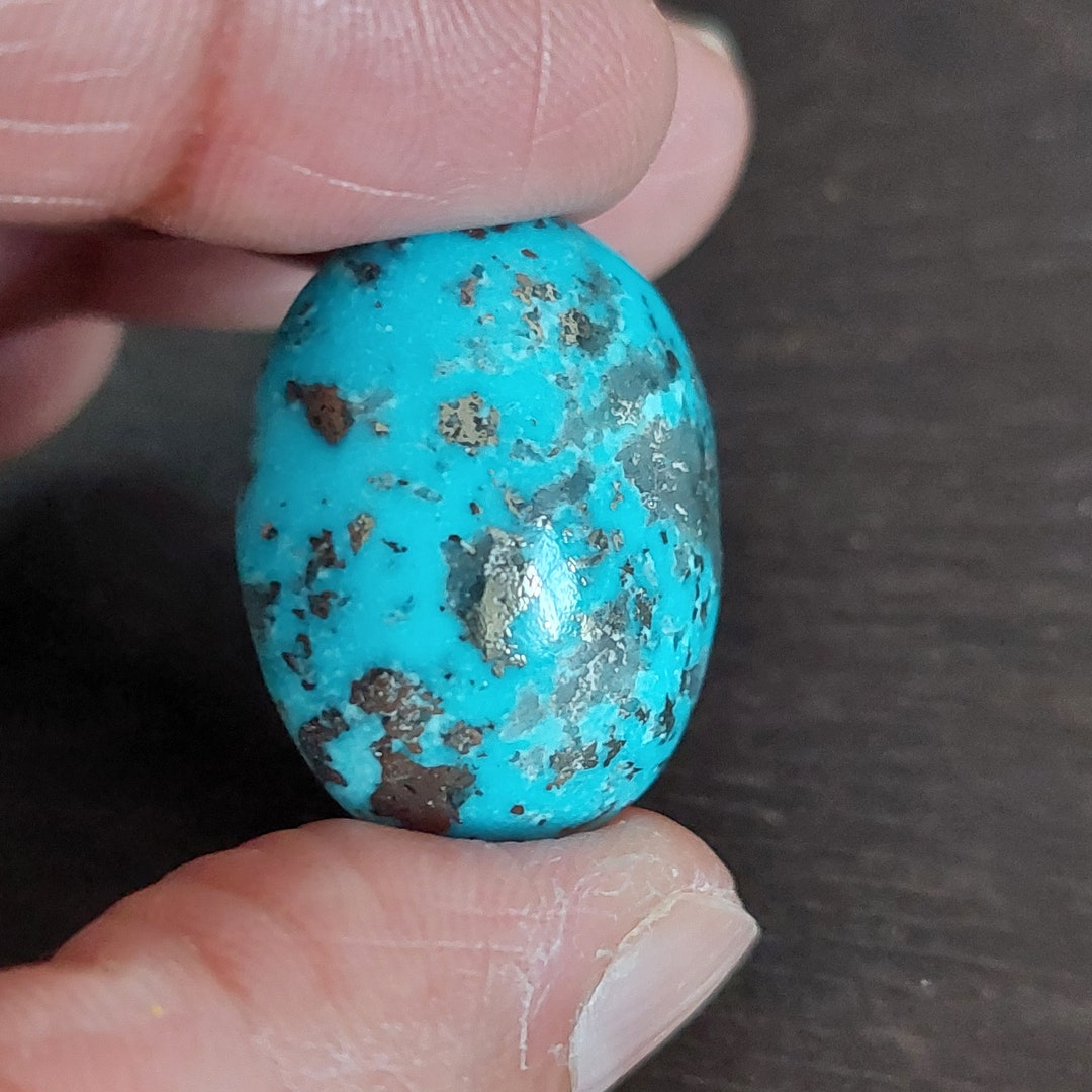 Persian Turquoise/ Pyrite Turquoise (natural Combination Crystal ...