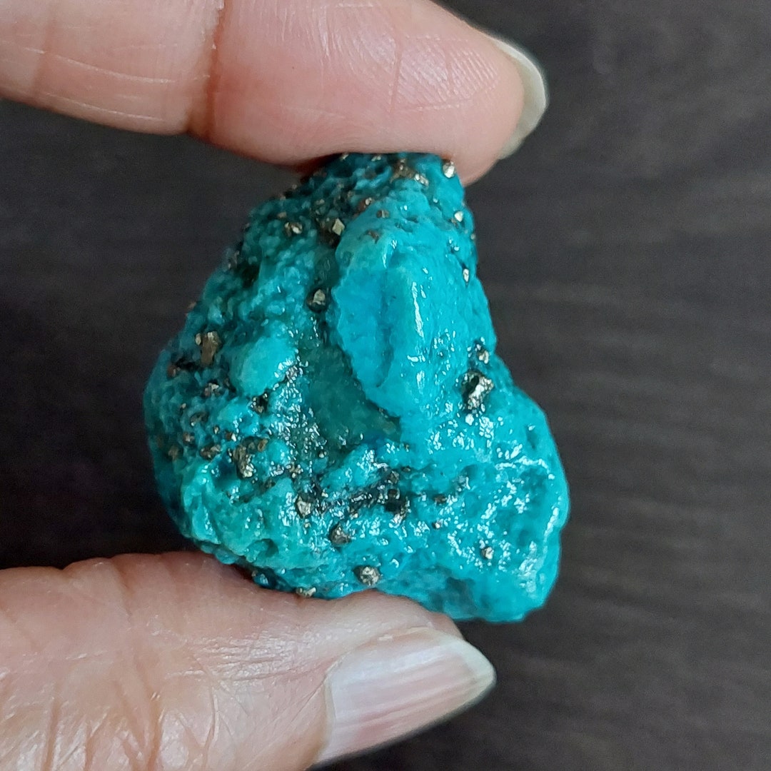 Raw Pyrite Turquoise (persian Turquoise); Untreated - Etsy