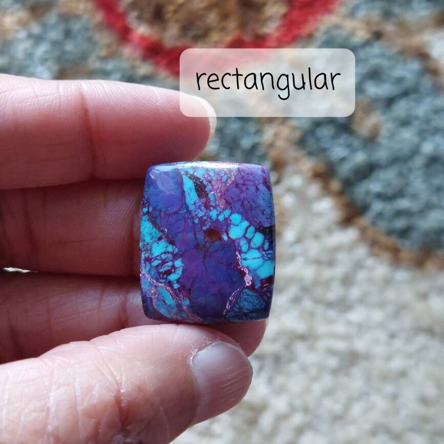 Purple Mohaveturquoise composite Crystals Kingman Turquoise price is for One Crystal Etsy UK